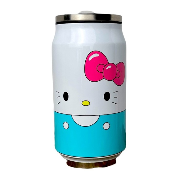 Sanrio | Dining | Hello Kitty Stainless Steel Soda Can Water Bottle ...
